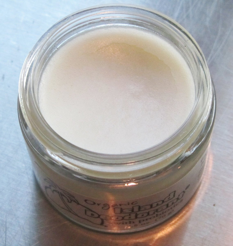 Organic Deodorant Cream - Probiotic Deodorant - Island Deodorant